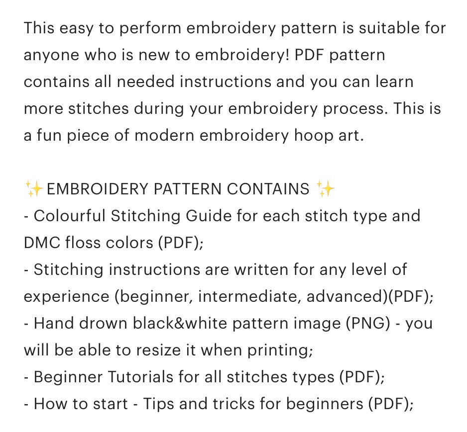 Paris Eiffel Tower Hand Embroidery Pattern Digital Download PDF ...