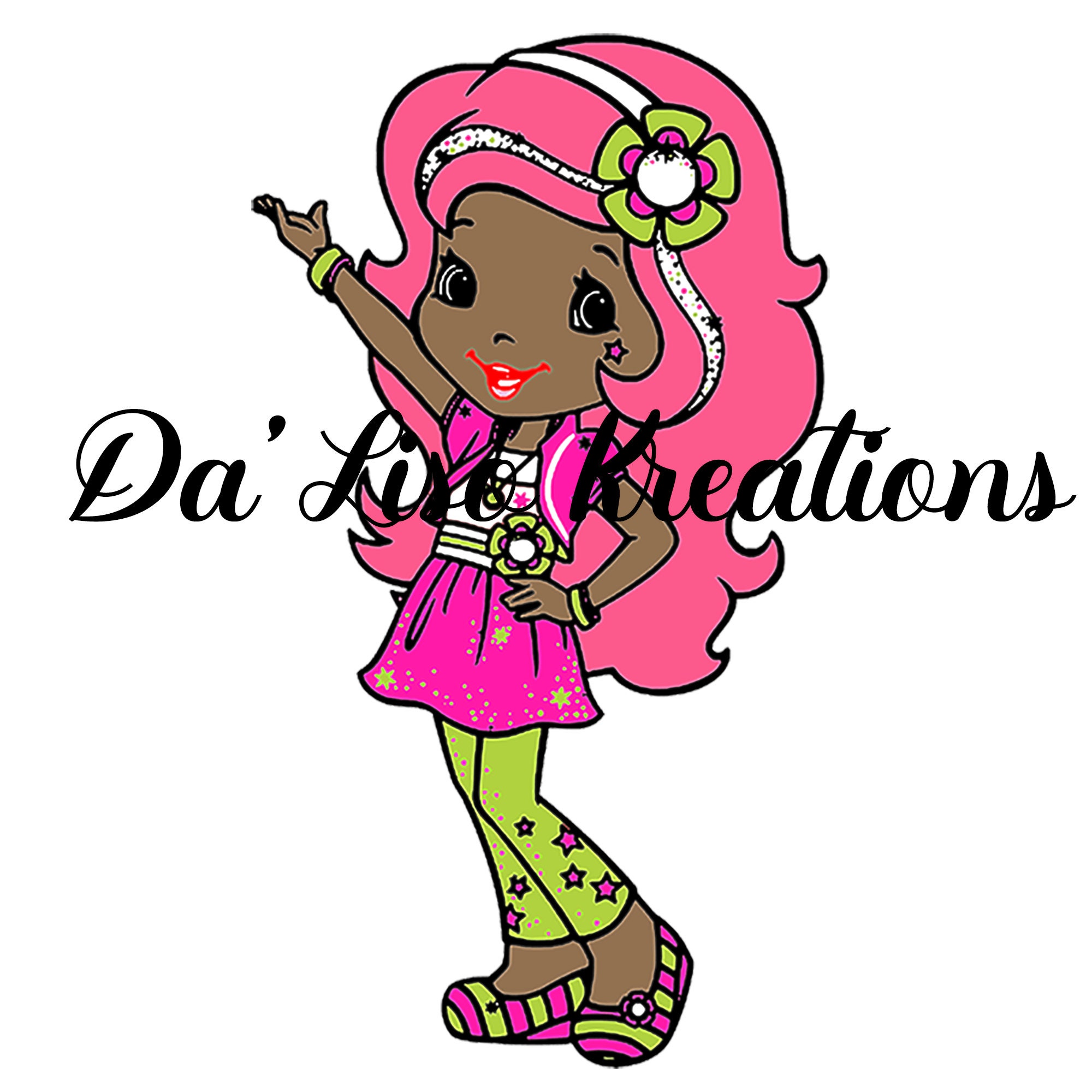 African American Strawberry Shortcake - Etsy