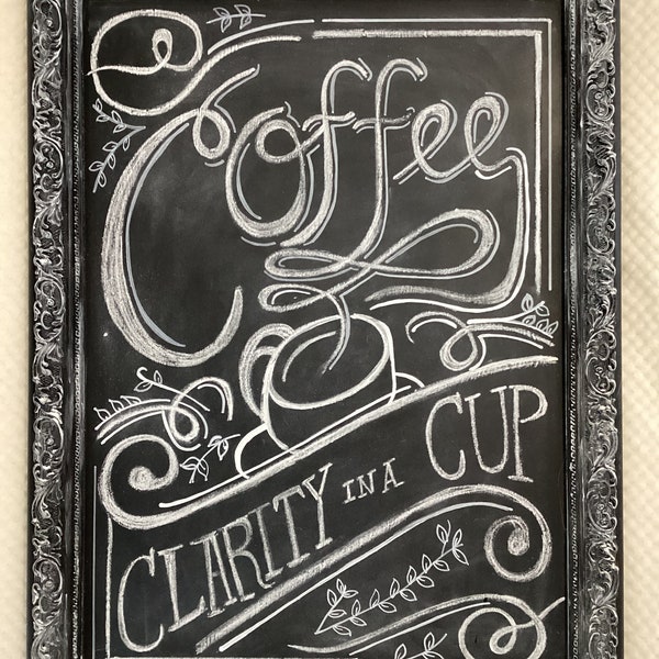 Coffee Chalkboard - Etsy