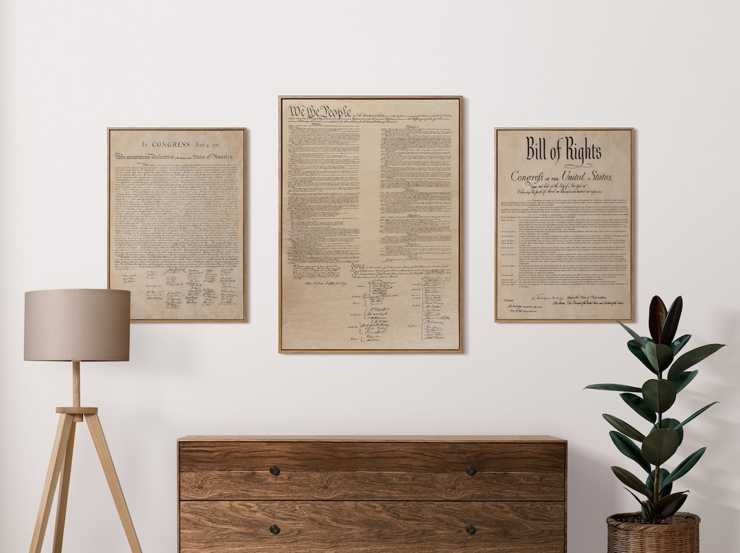 The Declaration of Independence, the Bill of Rights, the Constitution ...