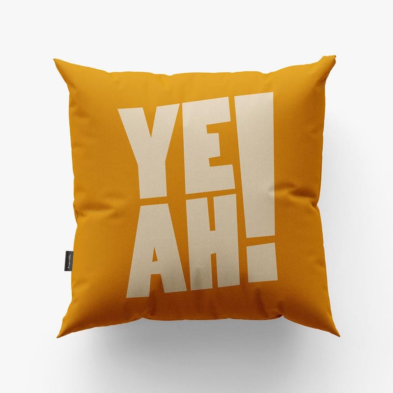 Typography Pillow - Etsy