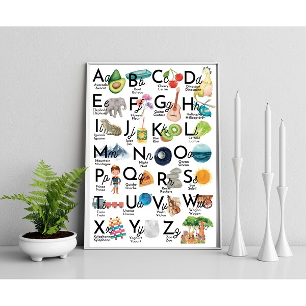 Italian Alphabet - Etsy