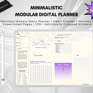 Goodnotes Planner PREMIUM Undated 2023 2024 Daily & Weekly Digital ...