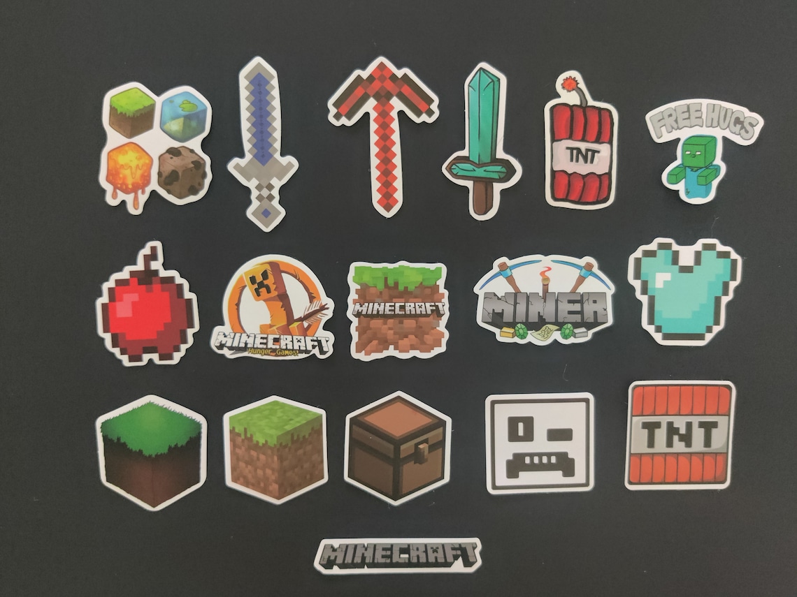 Minecraft Stickers and Decals! - Etsy