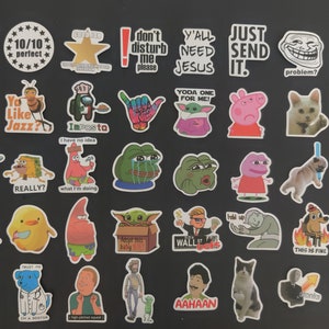 Funny Memes Stickers and Decals! - Etsy