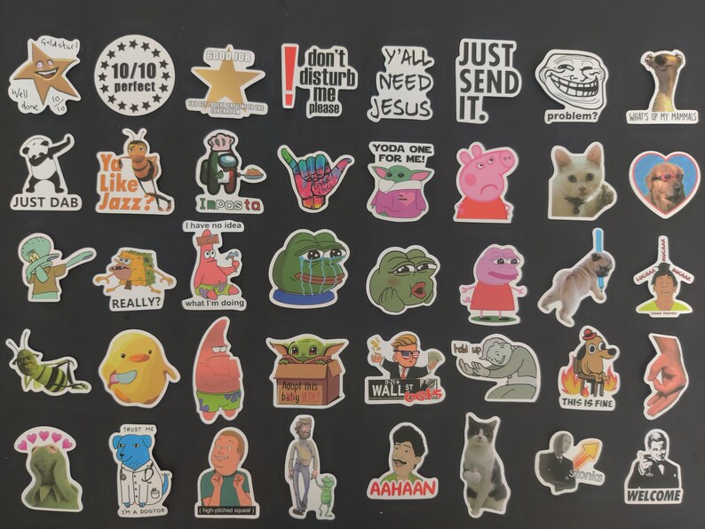 Funny Memes Stickers and Decals! - Etsy