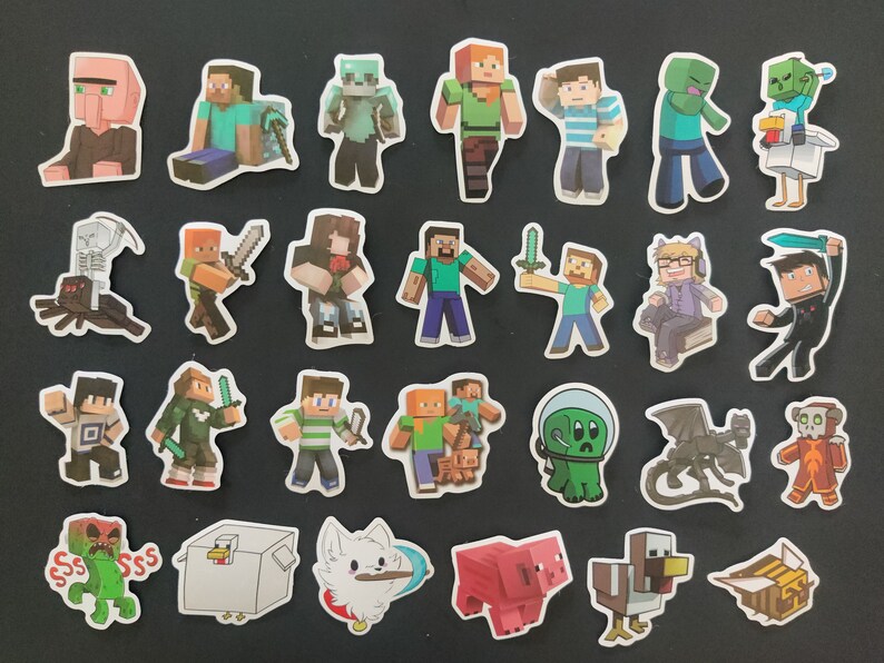 Minecraft Stickers and Decals! - Etsy