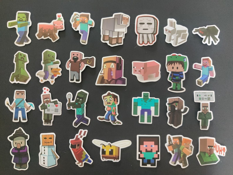 Minecraft Stickers and Decals! - Etsy