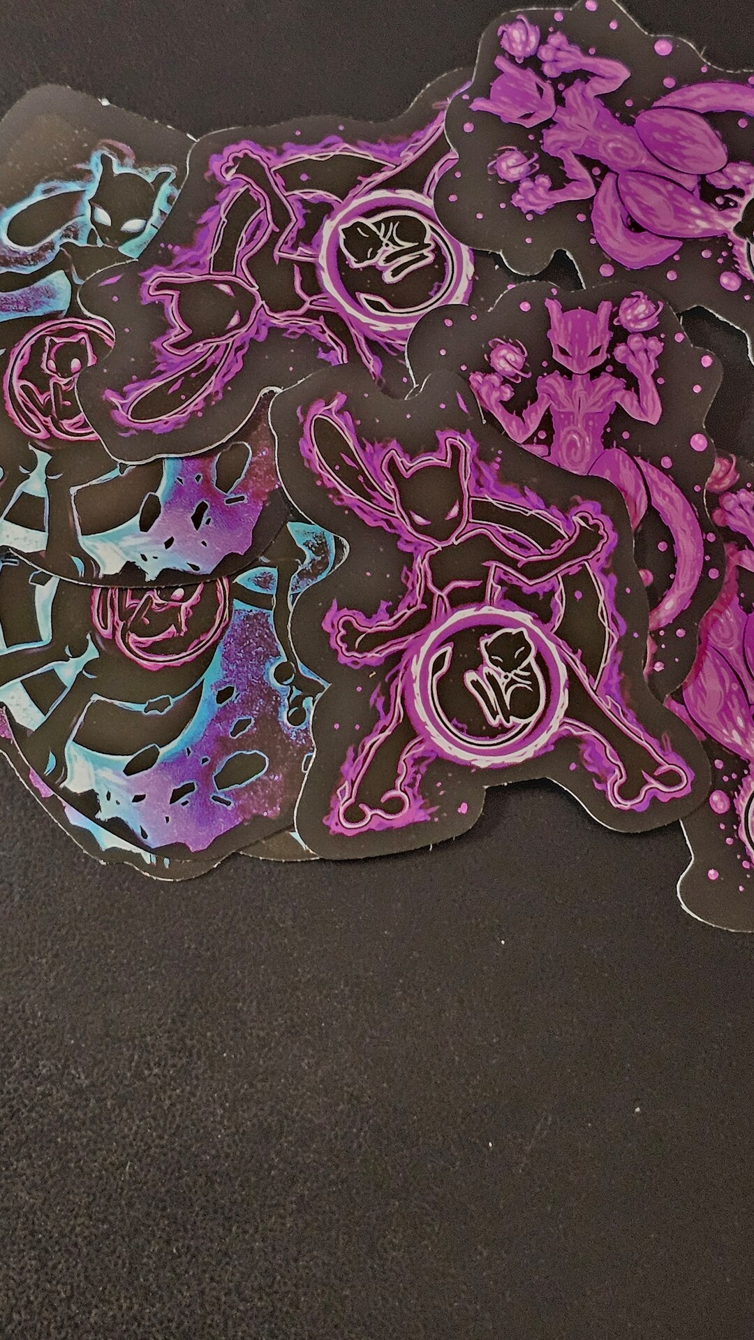 MEW-MEWTWO Stickers Pokemon Cute Stickers Drop-down Menu Laptop ...