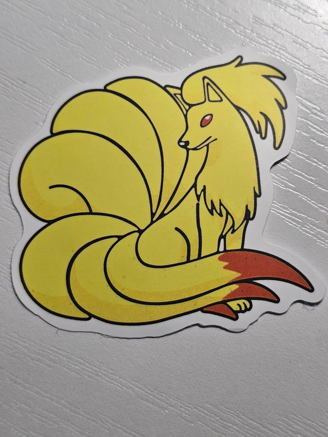 NINETALES Sticker Pokemon Drop Down Menu Cute Stickers Laptop Stickers ...