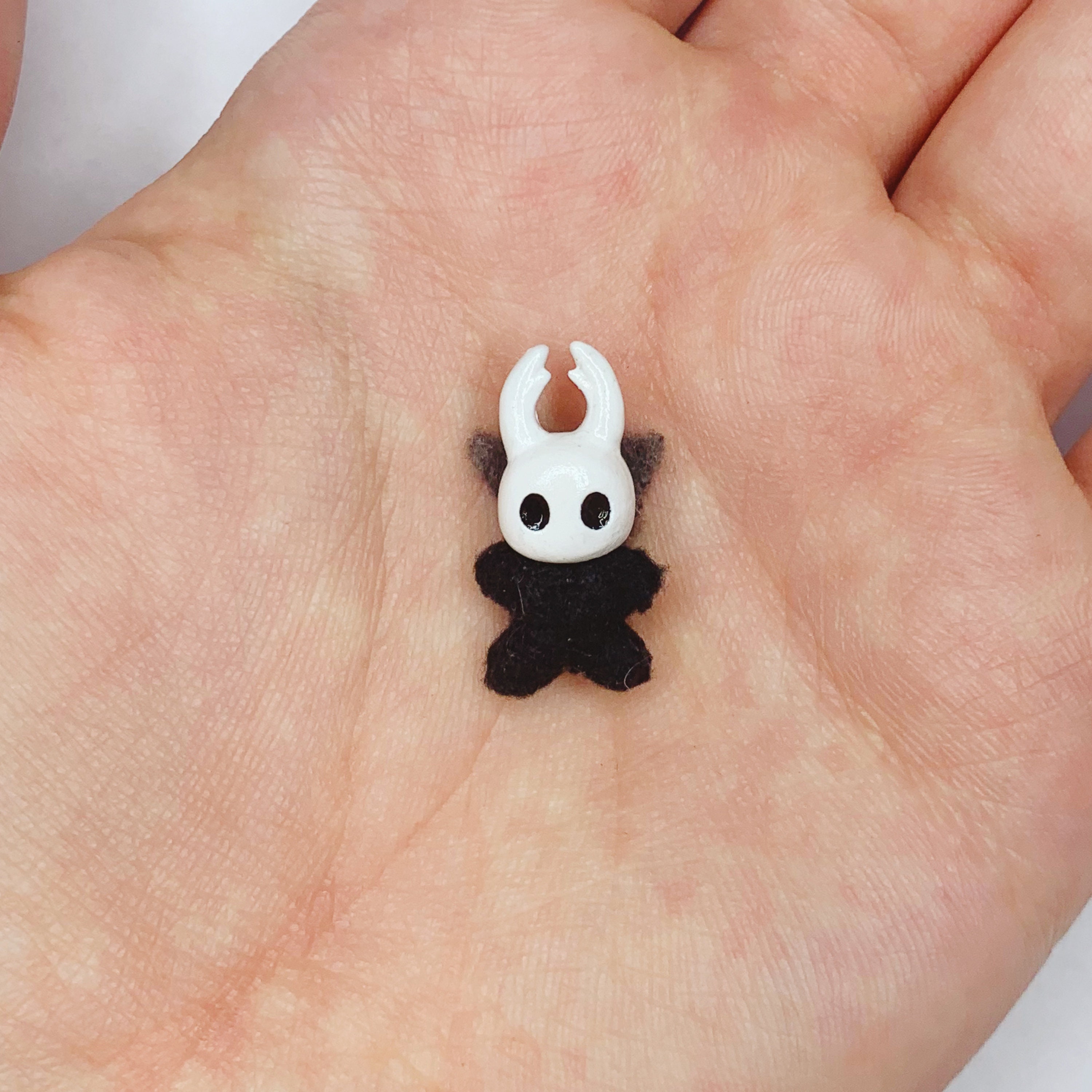 Tiny Hollow Knight Polymer Clay Figure, Handmade Plush Toy, Unique Gift ...