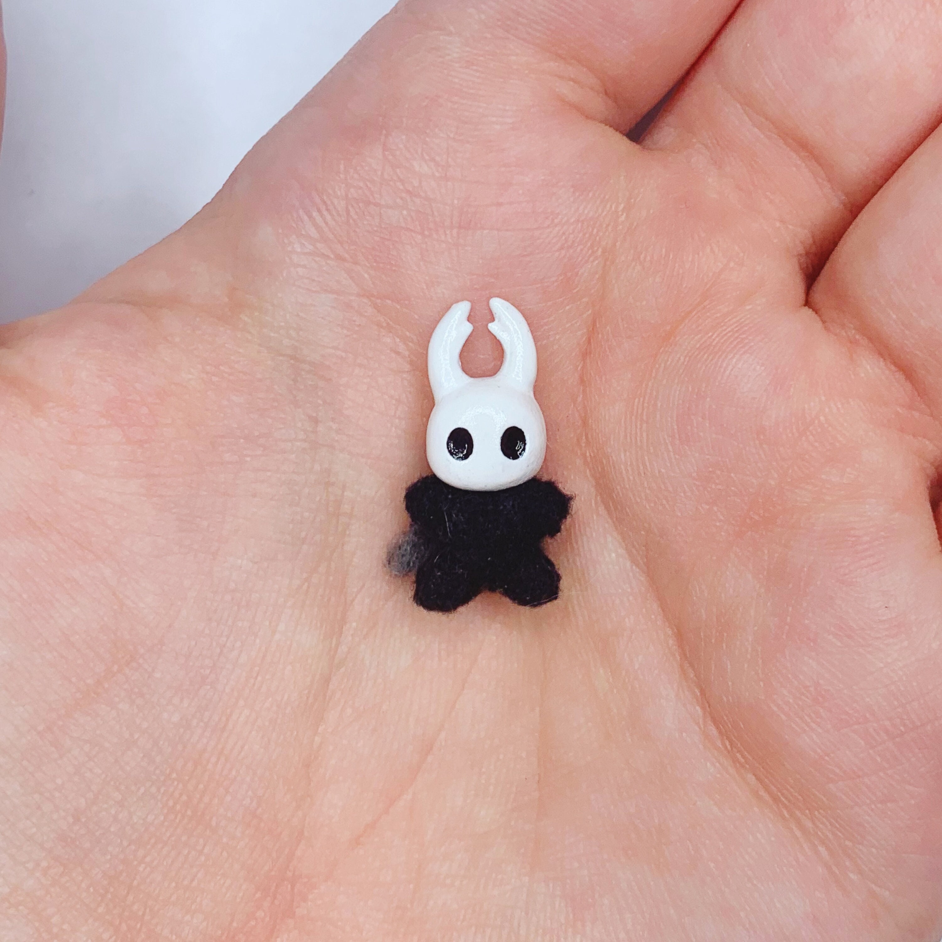 Tiny Hollow Knight Polymer Clay Figure, Handmade Plush Toy, Unique Gift ...