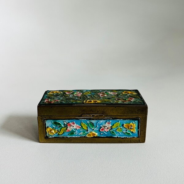 Chinese Enamel Box - Etsy