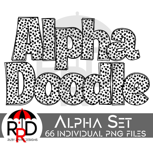 Alpha Doodle - Etsy