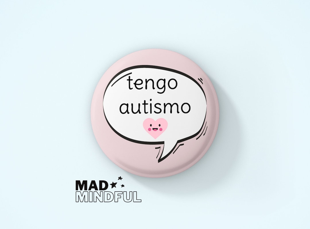 Tengo Autismo Botón ASD Autism Pin Badge Button 32mm - Etsy
