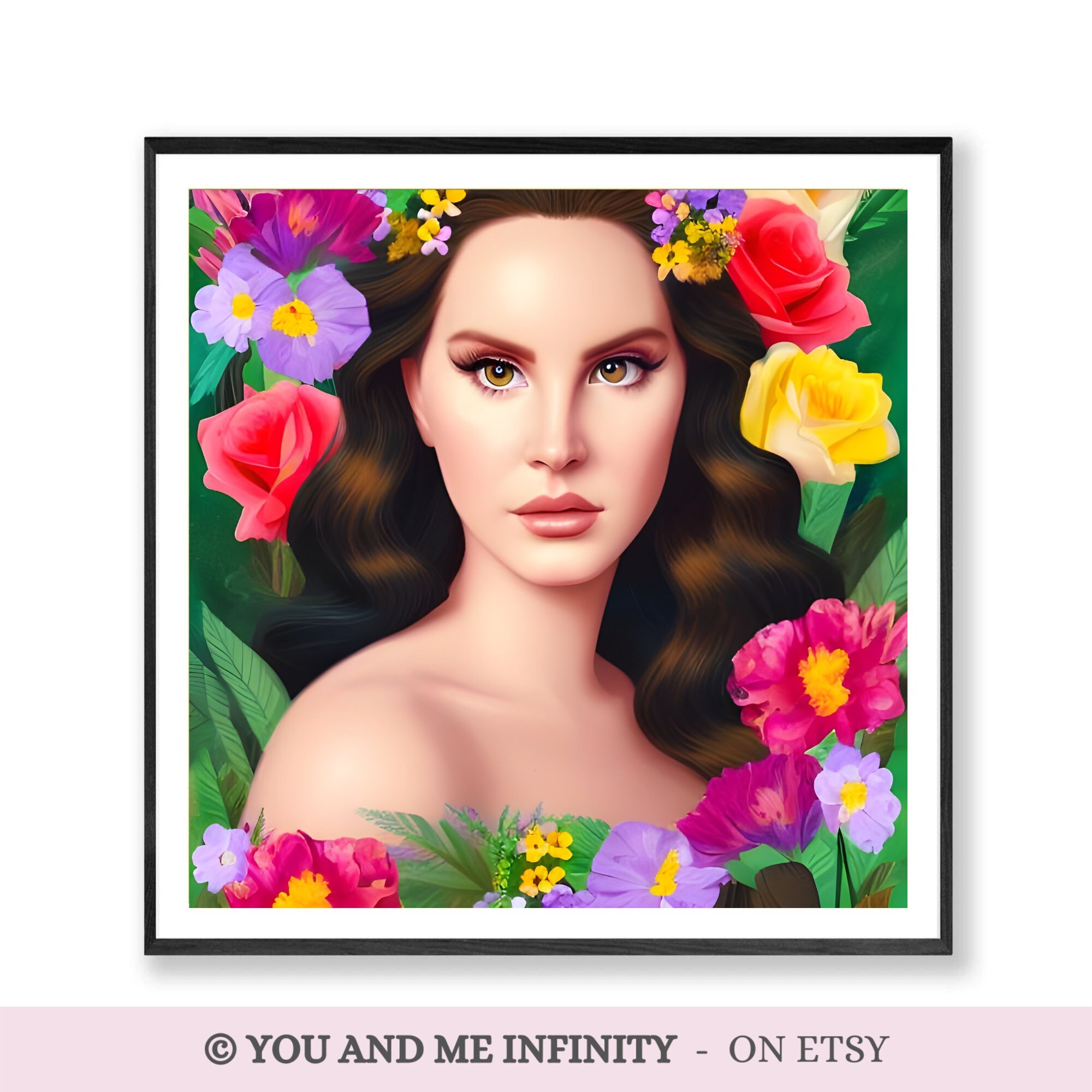 Lana Del Rey, Printable Art, Lana Del Rey Poster, Lana Del Rey Gifts ...