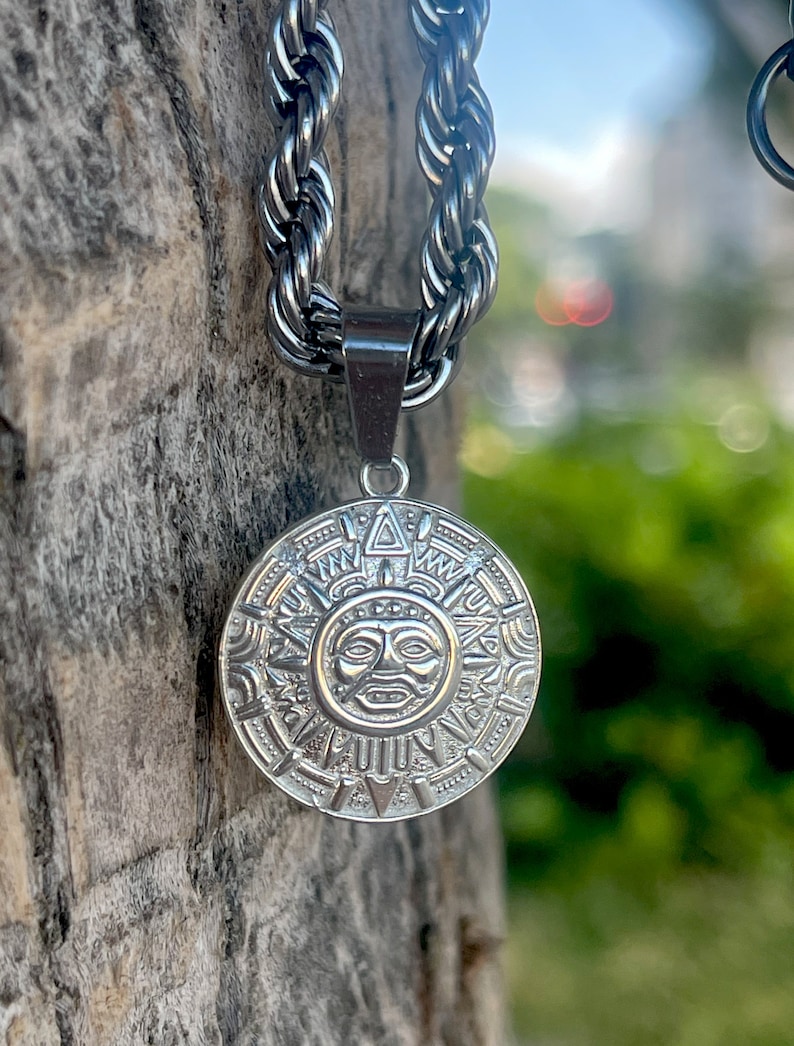 Taino Necklace, Pure Silver Puerto Rico Necklace, Handcrafted Design ...
