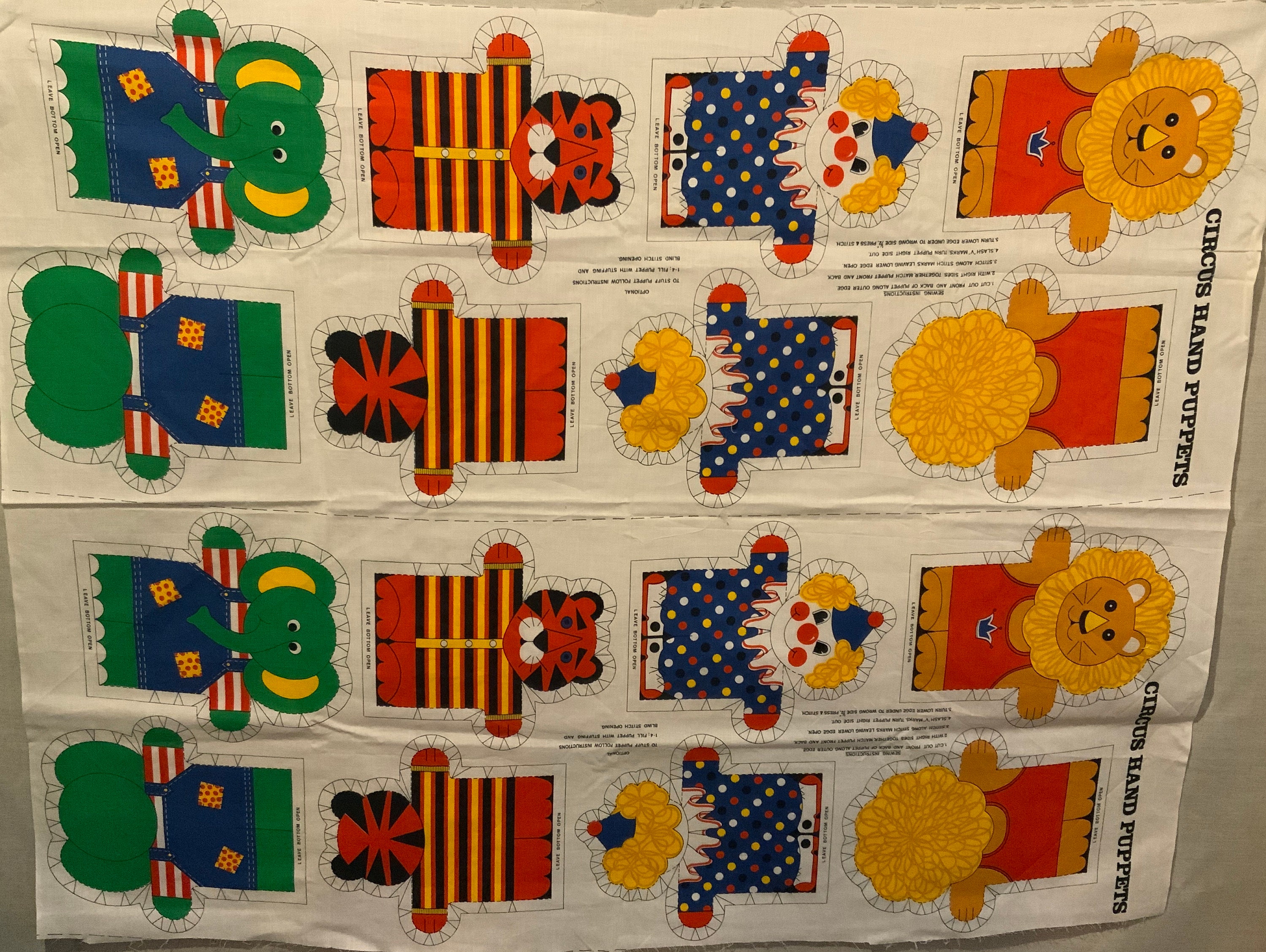 Vintage Cut and Sew Puppets and Small Stuffed Friends - Etsy