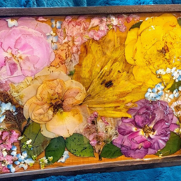 Memorial Pressed Flowers - Etsy