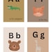 Animal ABC Cards Printable | Alphabet Cards | Animal Flashcards ...