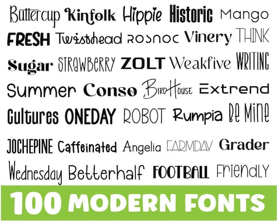 Modern Fonts
