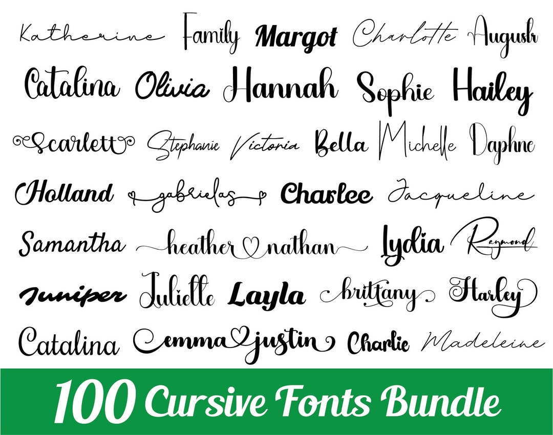 Die exklusiven 100 Schriftarten Schriftartenpaket Procreate - Etsy.de