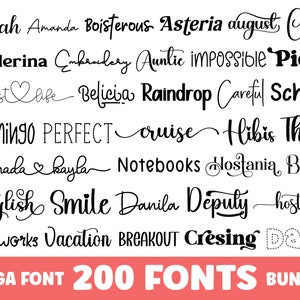 Font Svg - Etsy