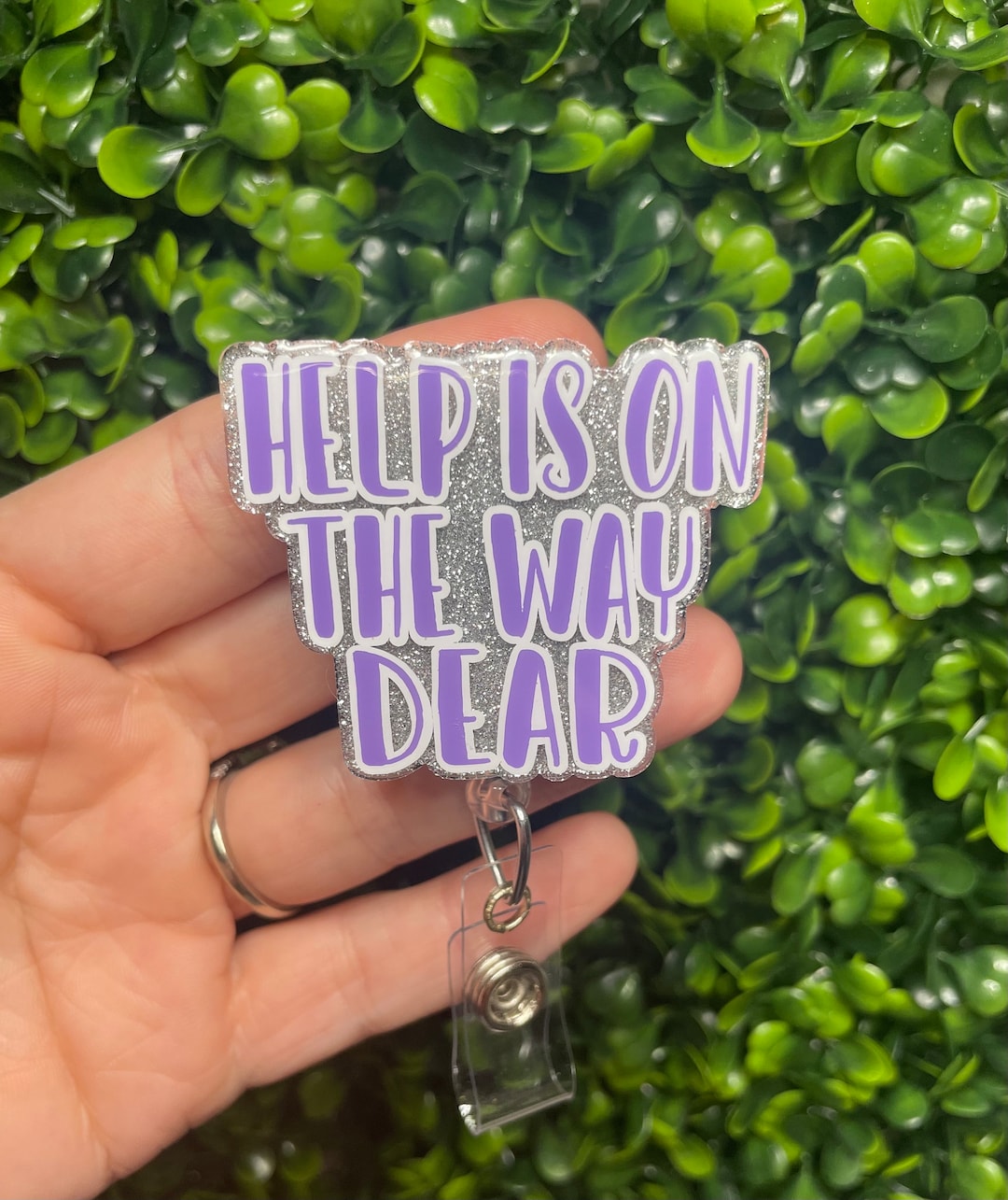 Funny Badge Reel Nurse, Help is on the Way, Nursing School Graduation ...