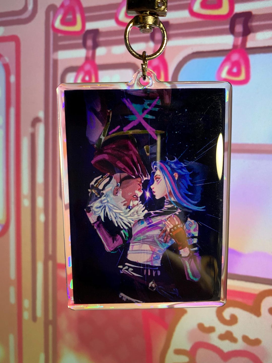 Arcane Jinx X Ekko Keychain - Etsy