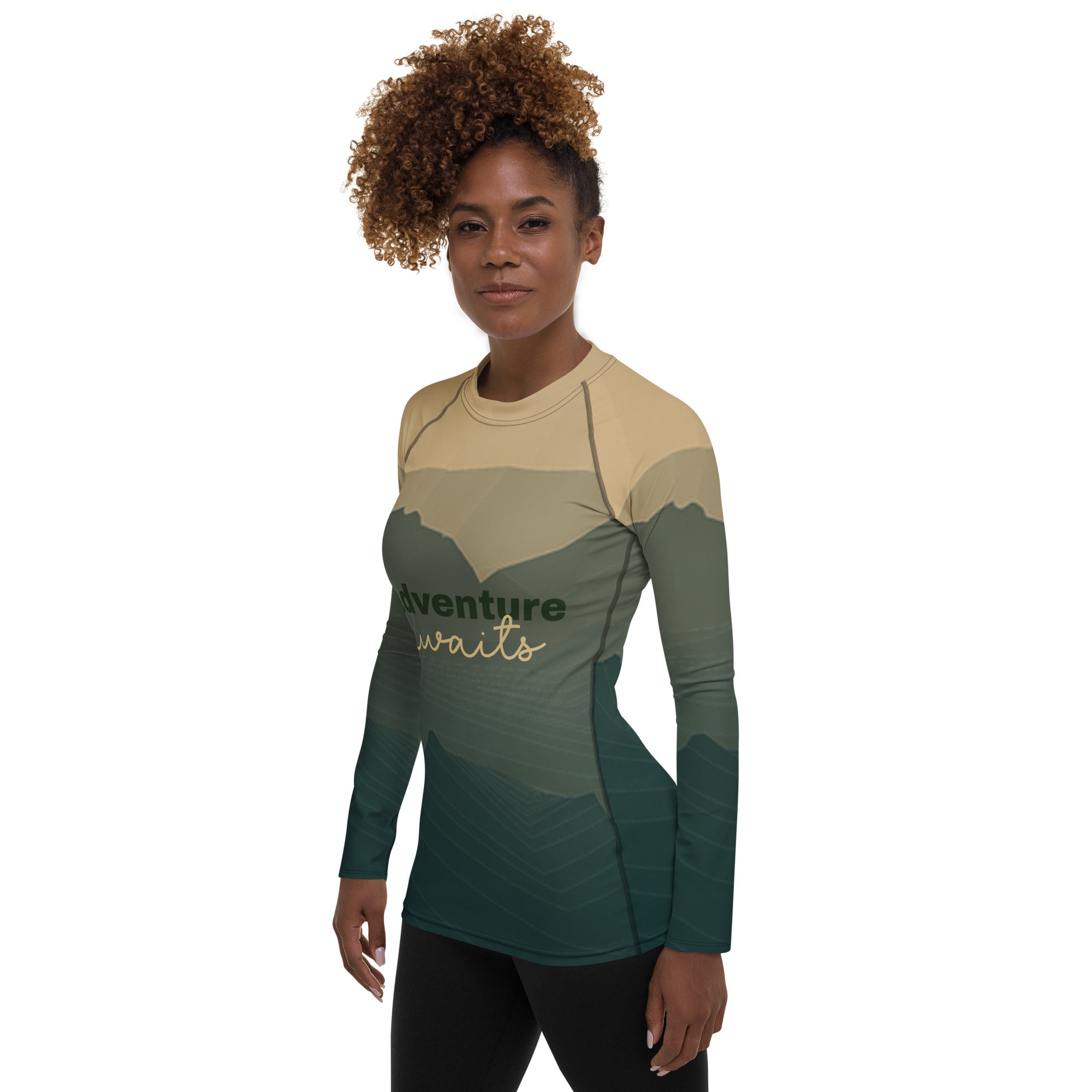 Hiking Long Sleeve Shirt, Adventure is Calling, Mountain Themed Hiking ...