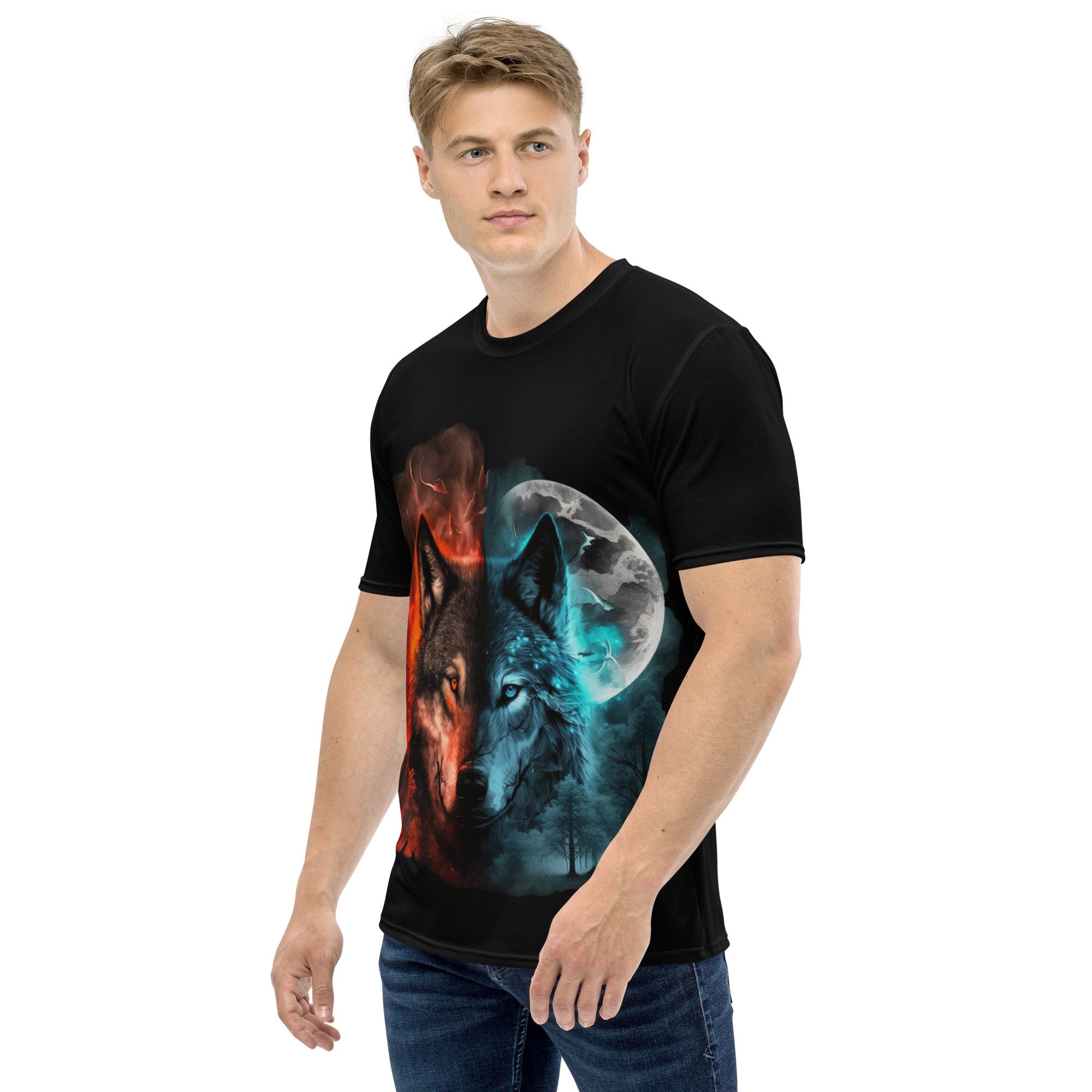 Tale of Two Wolves T-shirt, Native American Legend Tee, Inspirational ...