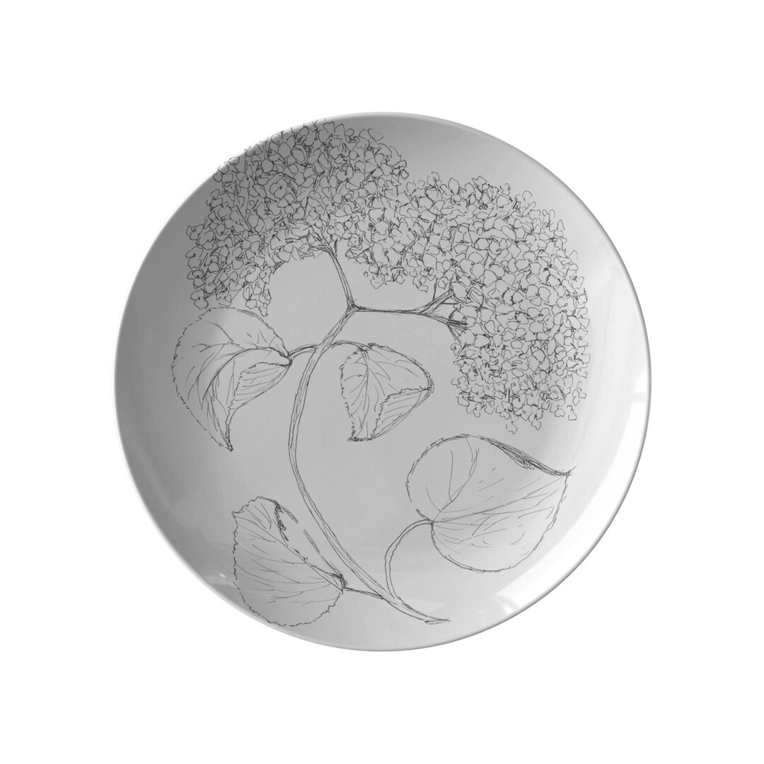 Hydrangea Plates - Etsy