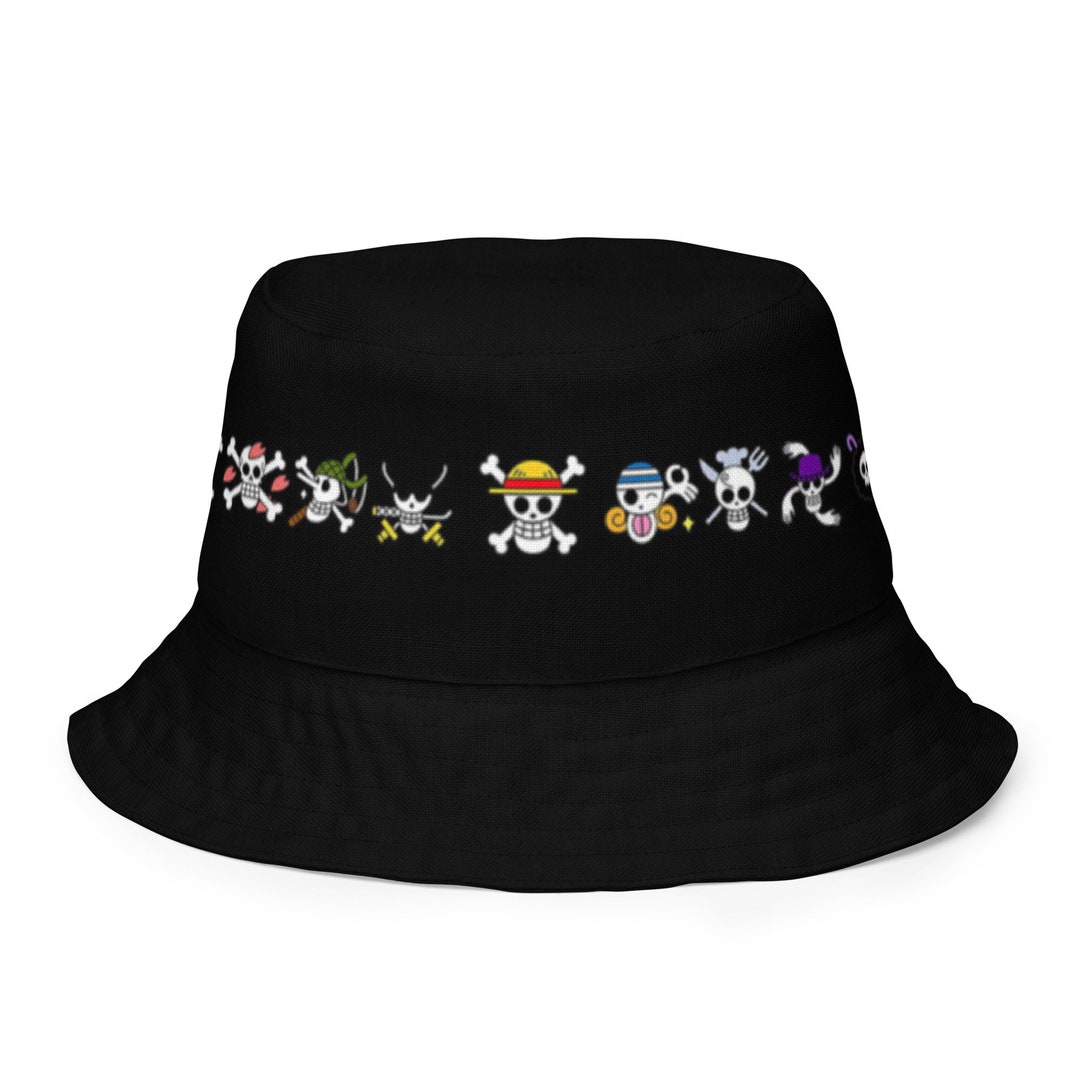 One Piece Anime Strawhat Crew Bucket Hat - Etsy