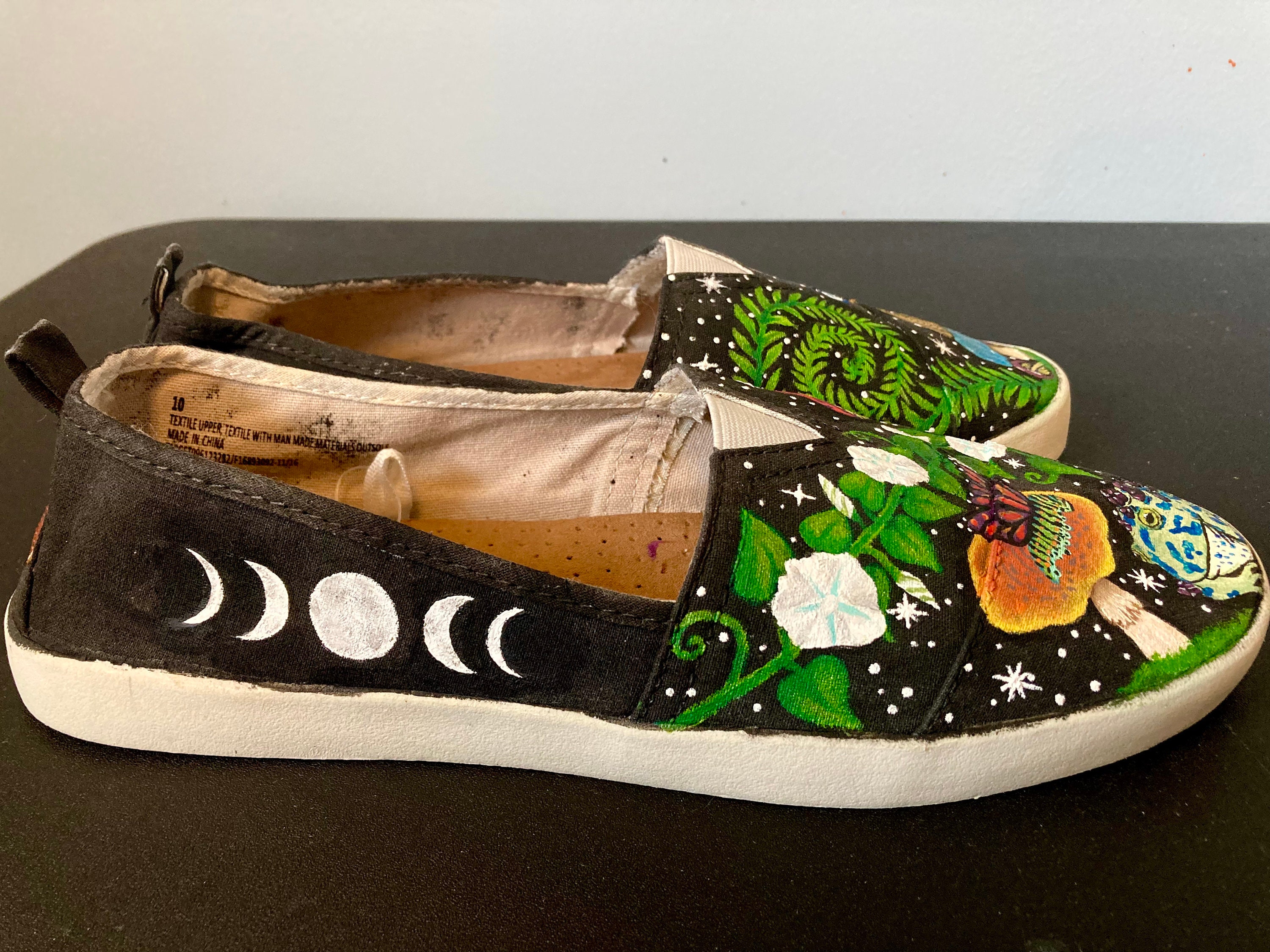 Magical Night Forest Shoes - Etsy