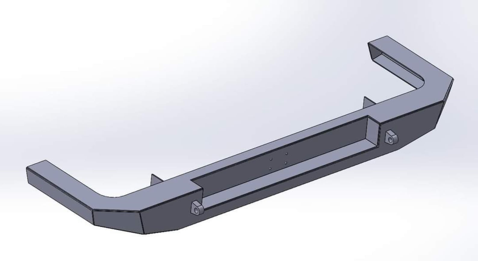 Y60 Nissan GQ Patrol Safari Bumper DXF Files - Etsy