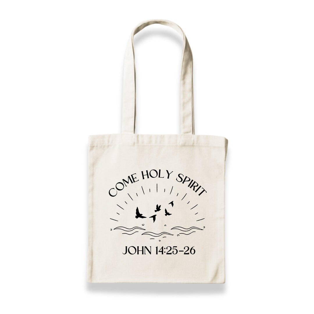 Catholic Christian Tote Bag Mass Bag Adoration Bag Church Bag Come Holy ...