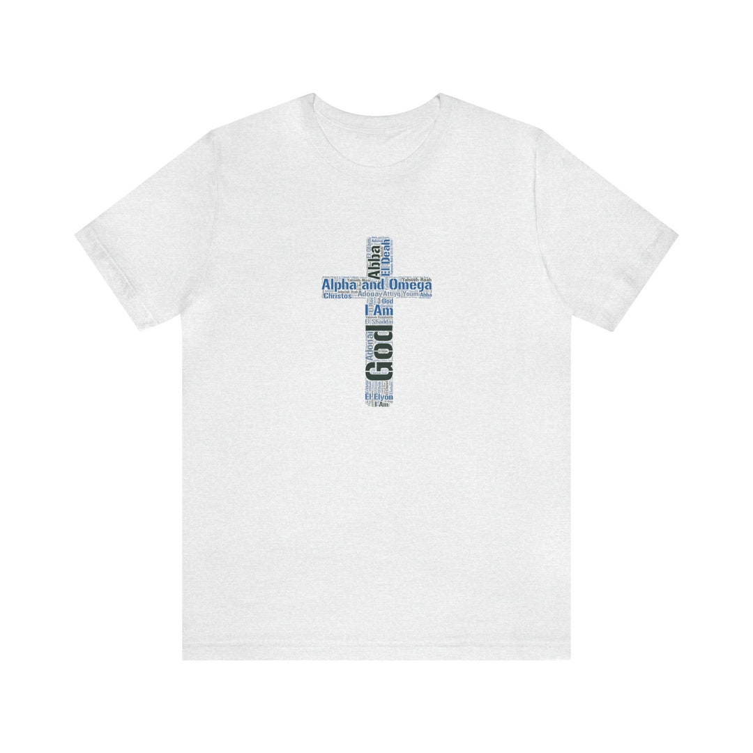 Names of God Shirt, God's Name T-shirt, Cross With Names of God, Names ...