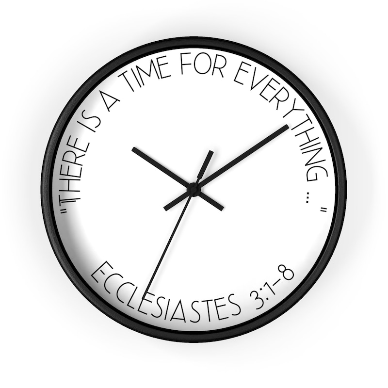 Bible Scripture Clock - Etsy