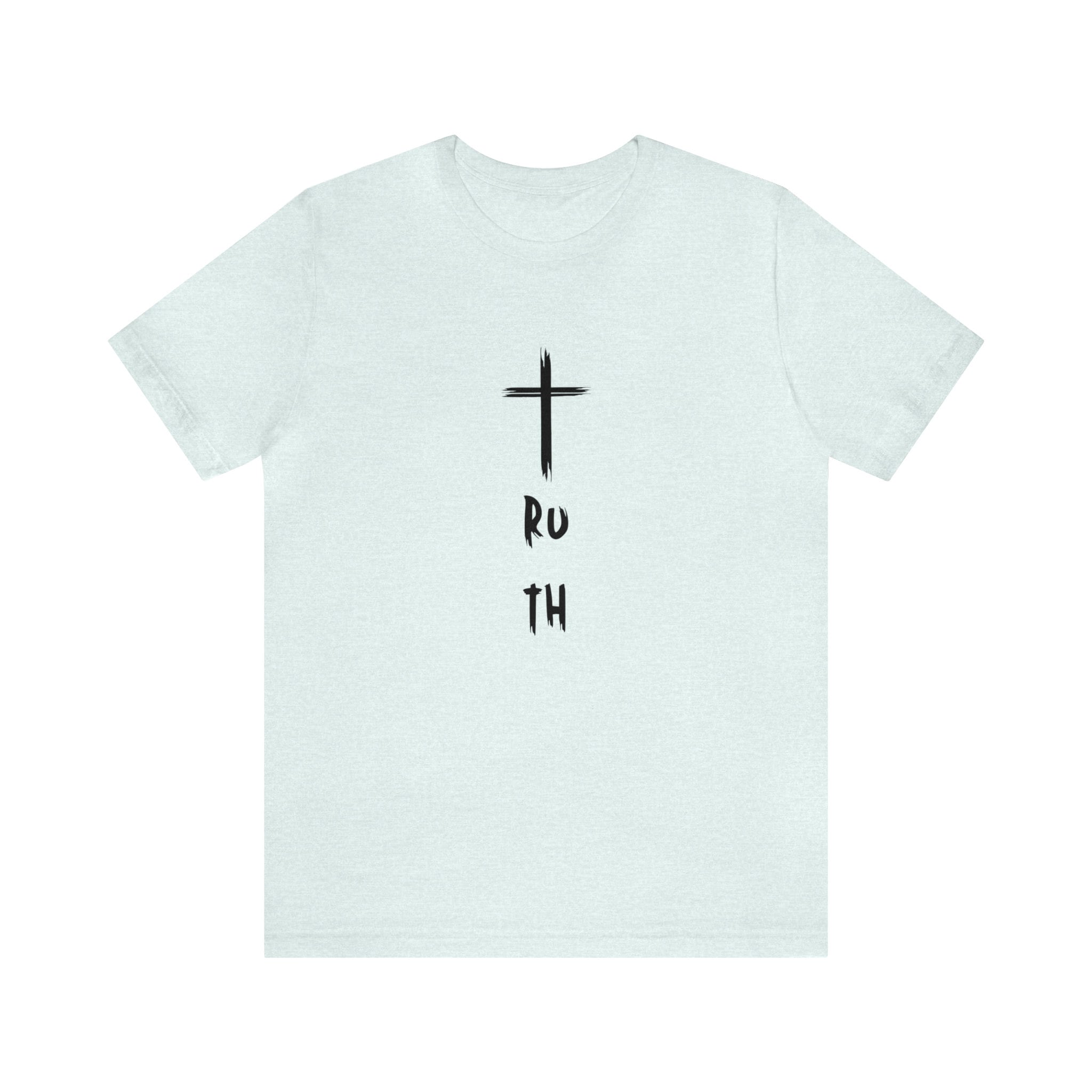 Truth T-shirt With Christian Cross, Cross Shirt That Spells Truth ...