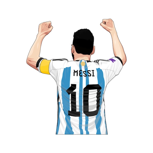 Messi sticker - Etsy México