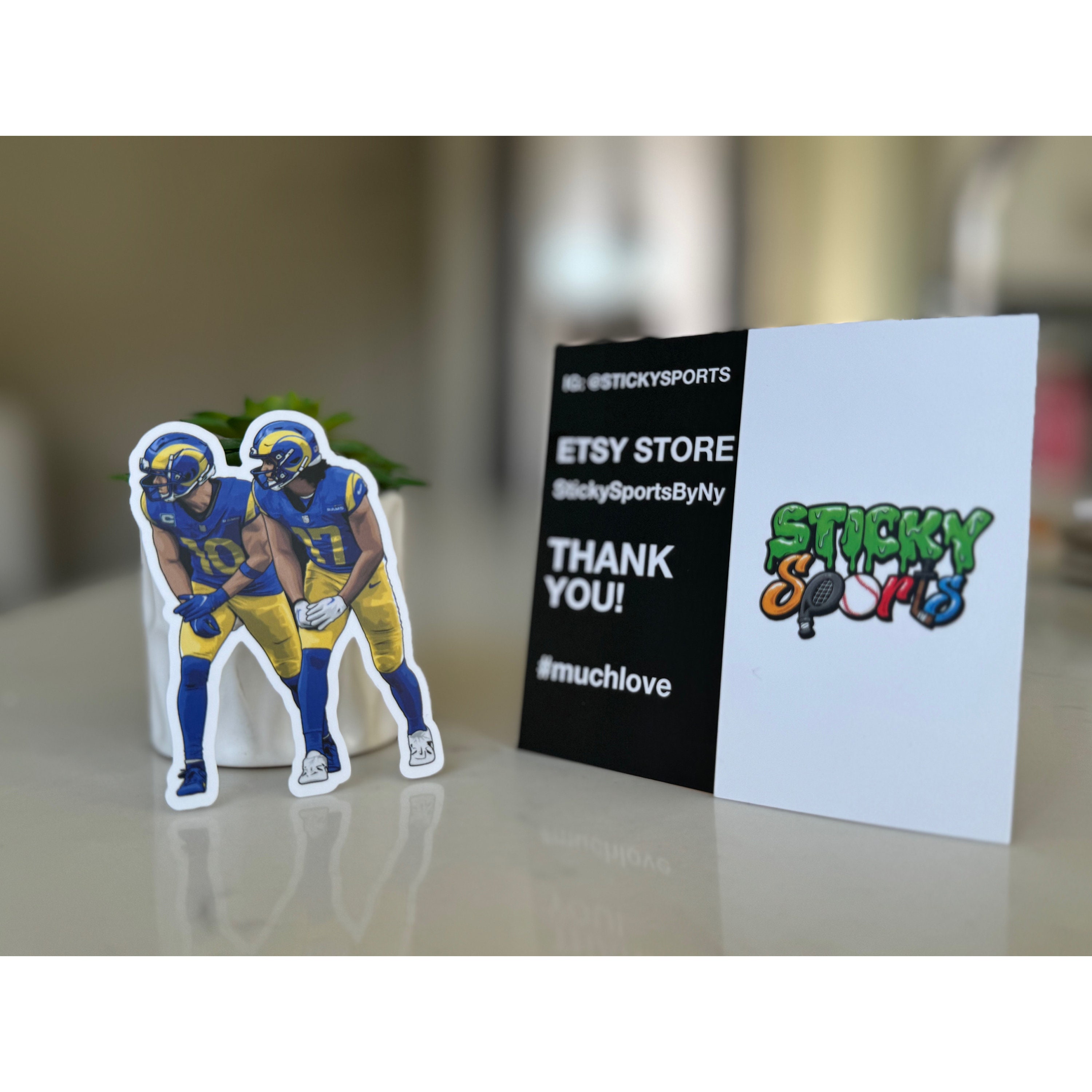 Rams las Finest Combo Sticker - Etsy