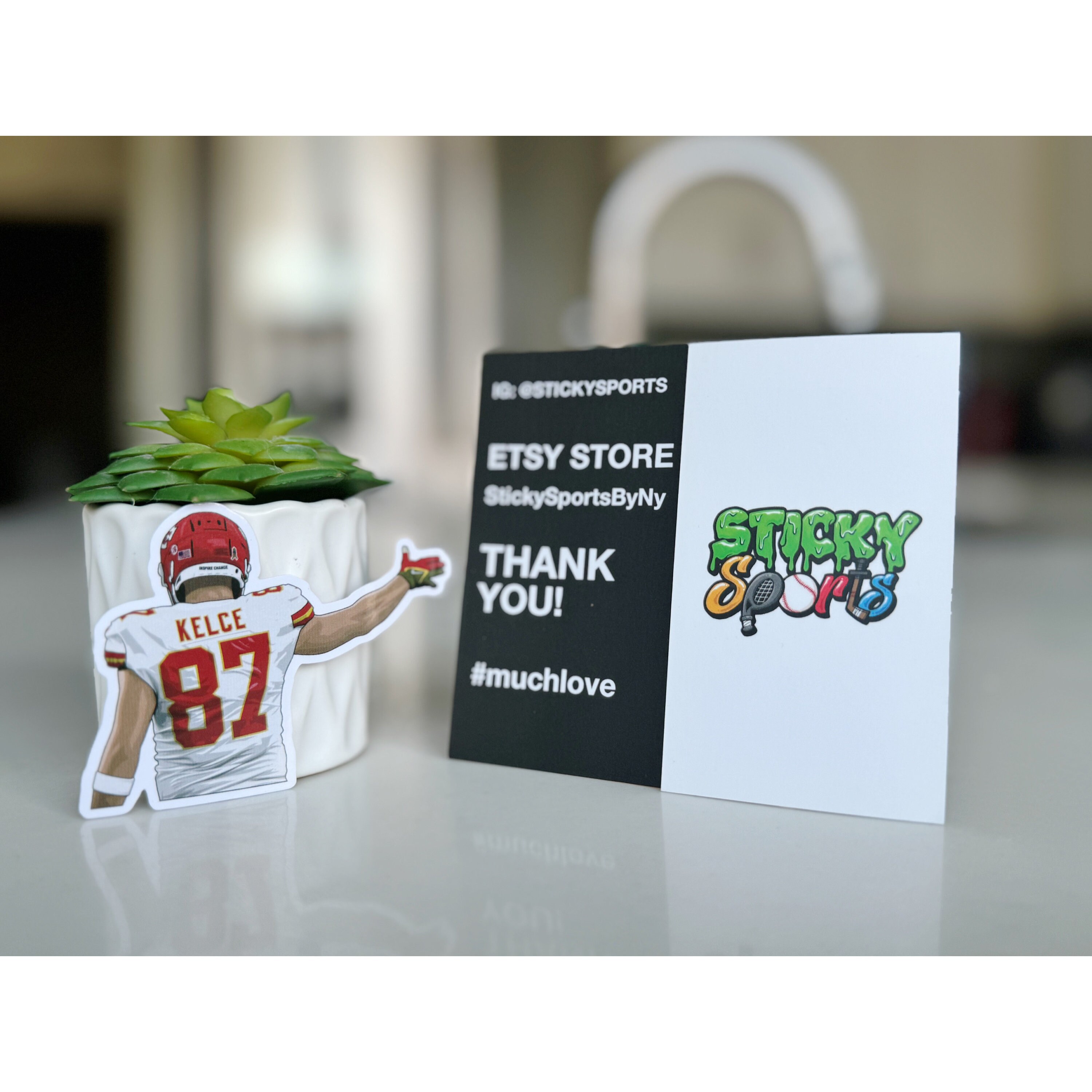 Travis Kelce first Down Sticker - Etsy