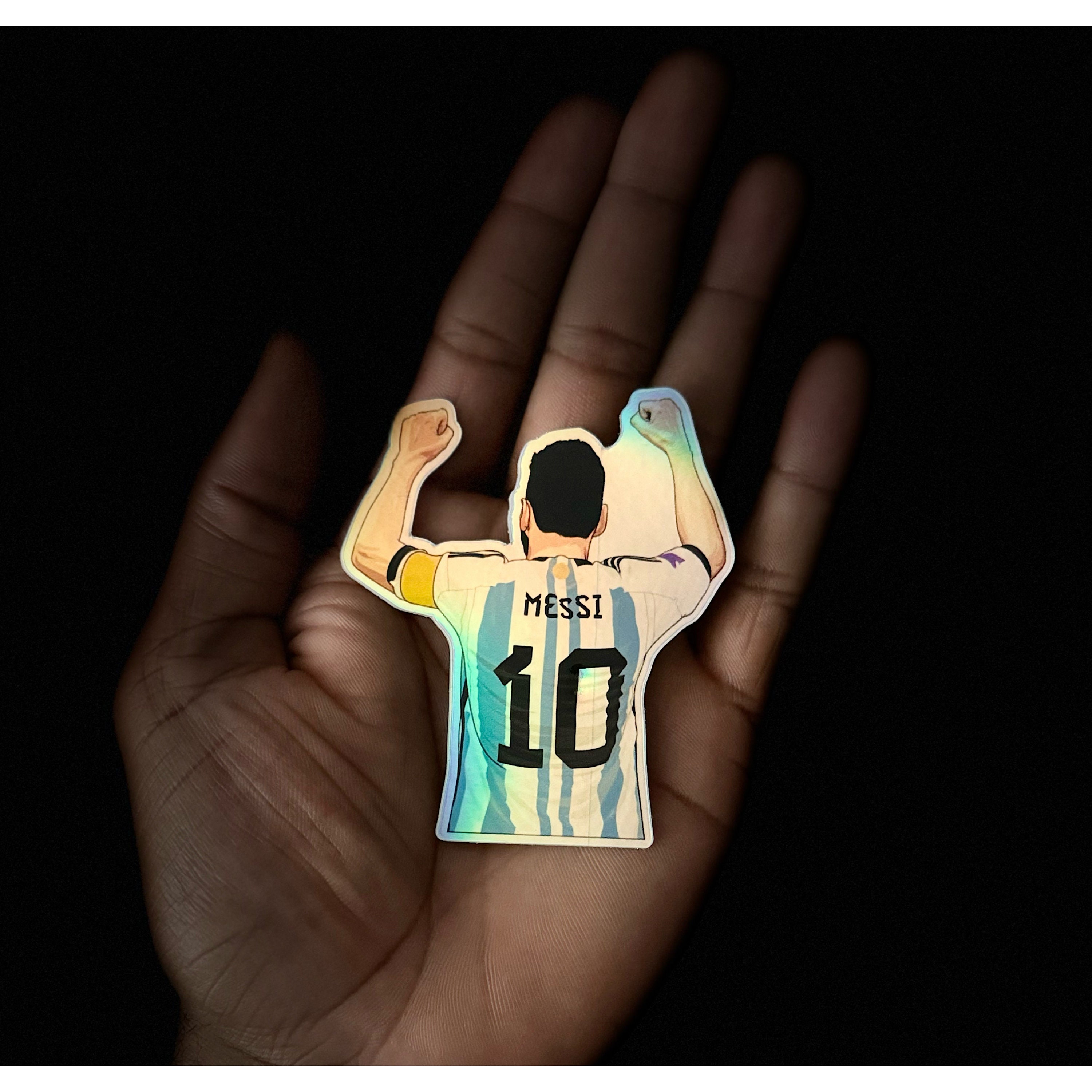 Messi "holographic" Sticker - Etsy
