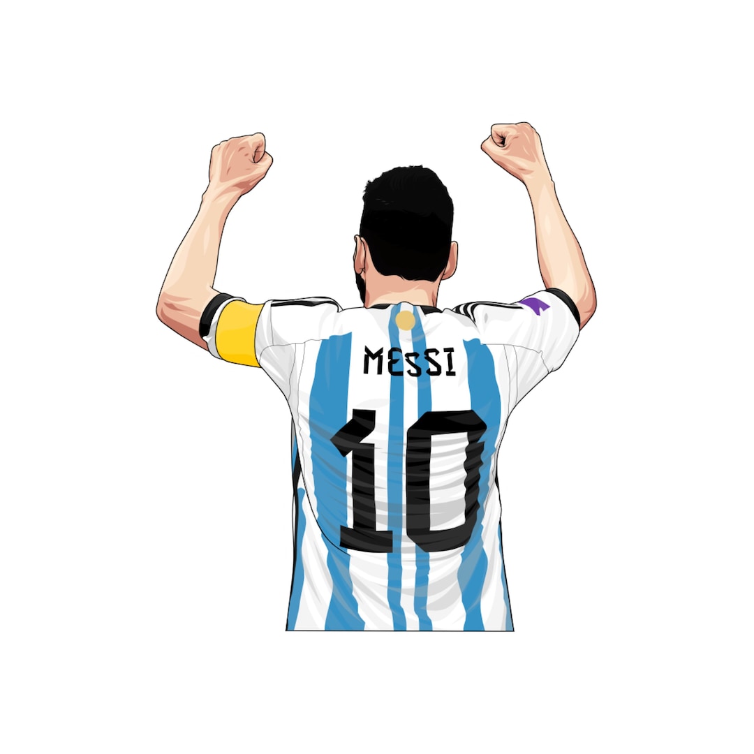 Messi "holographic" Argentina Sticker - Etsy