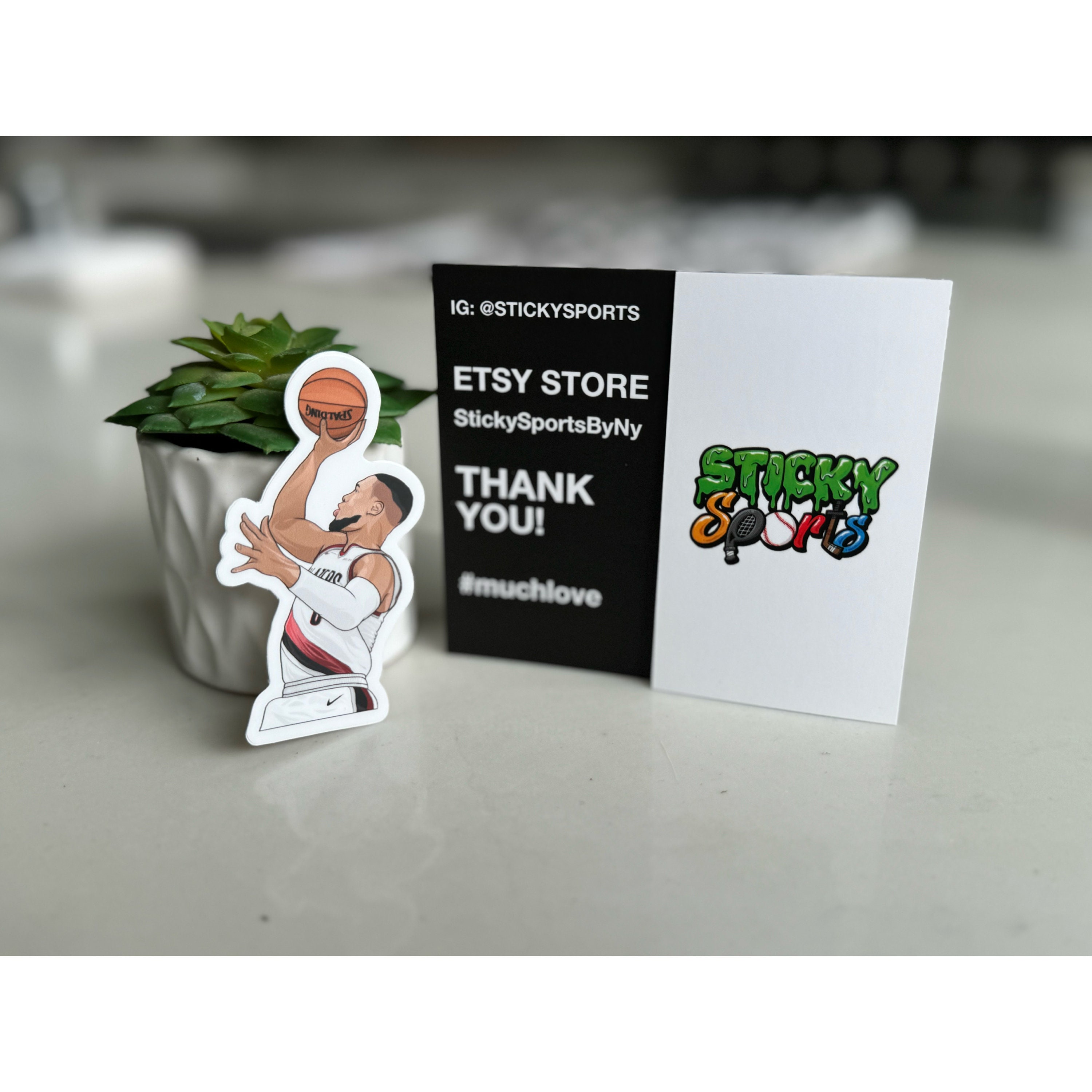 Dame Time one Handed Shot Sticker - Etsy