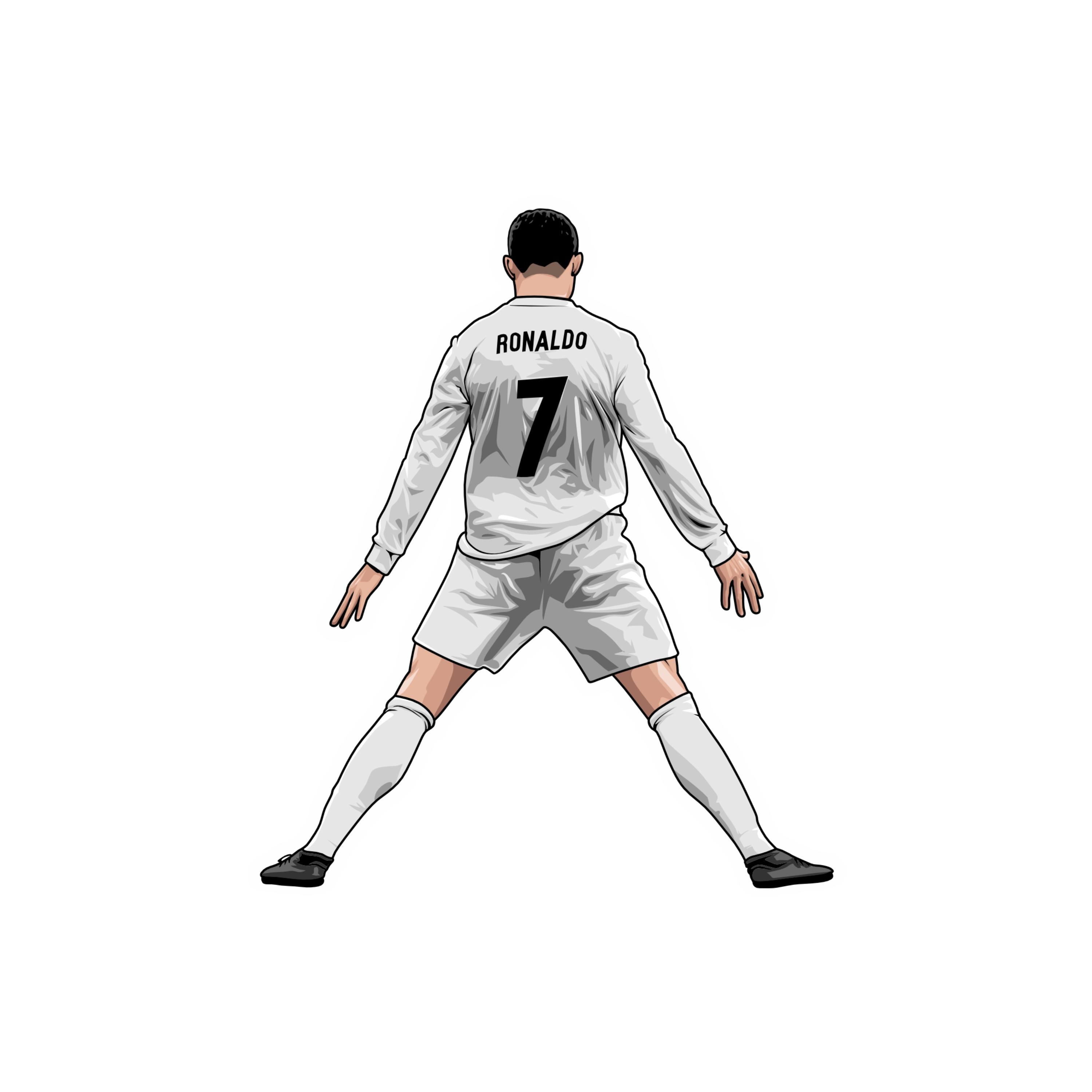 CR7 “siuu” Sticker - Etsy