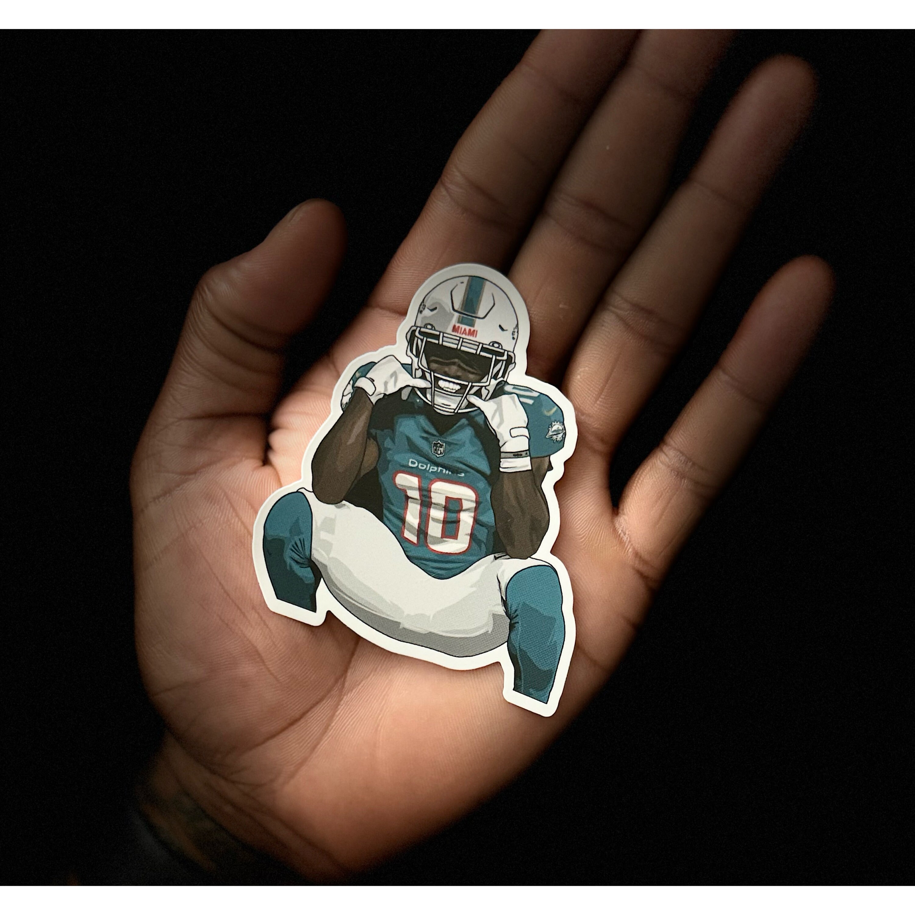 Tyreek Hill miami Chillin Sticker - Etsy