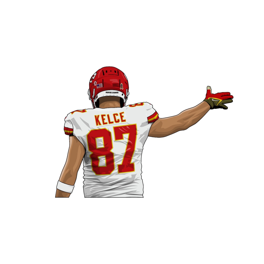 Travis Kelce “first Down” Sticker - Etsy