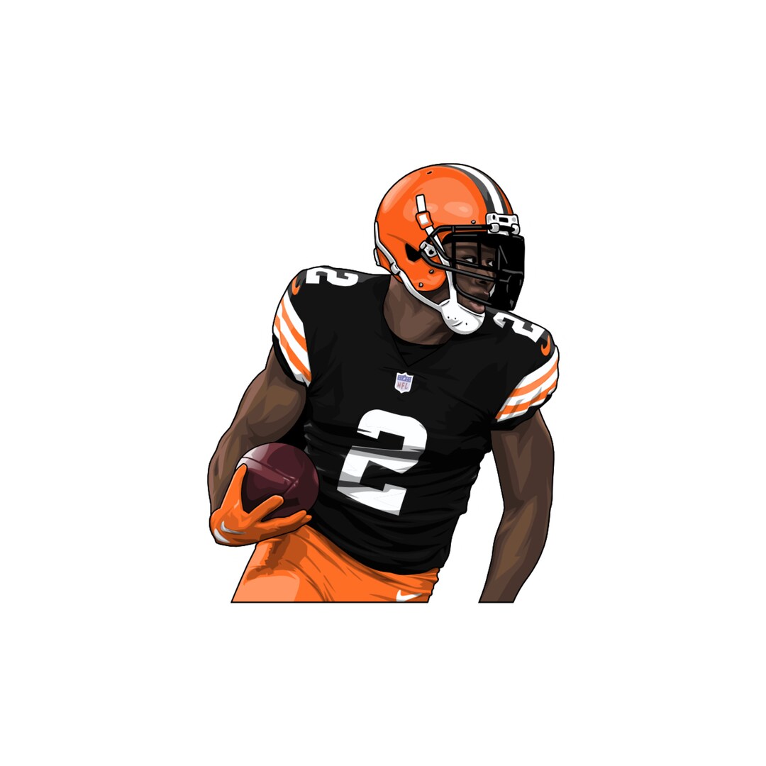 Amari Cooper “cleveland Brown” Sticker - Etsy
