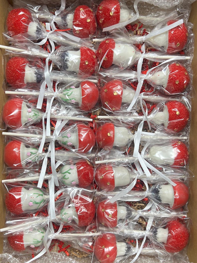 Mushroom Cake Pops for Fairy Tale Party – Woodland Baby Shower Treats ...